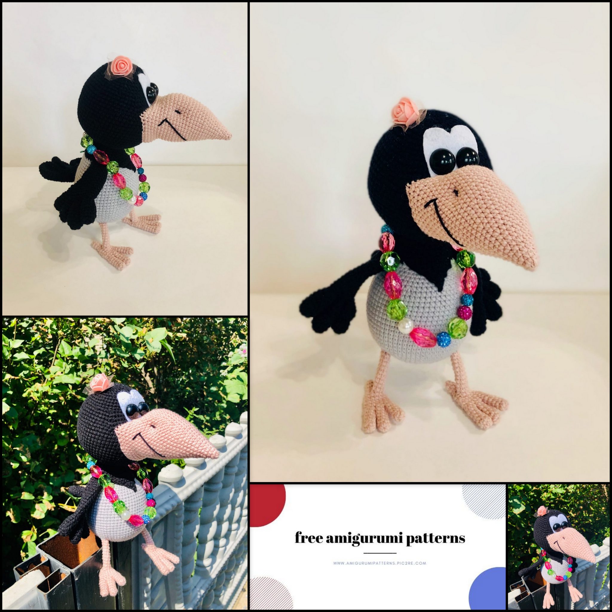 Amigurumi Crow Alena Free Crochet Pattern – Amigurumi Patterns Pic2re