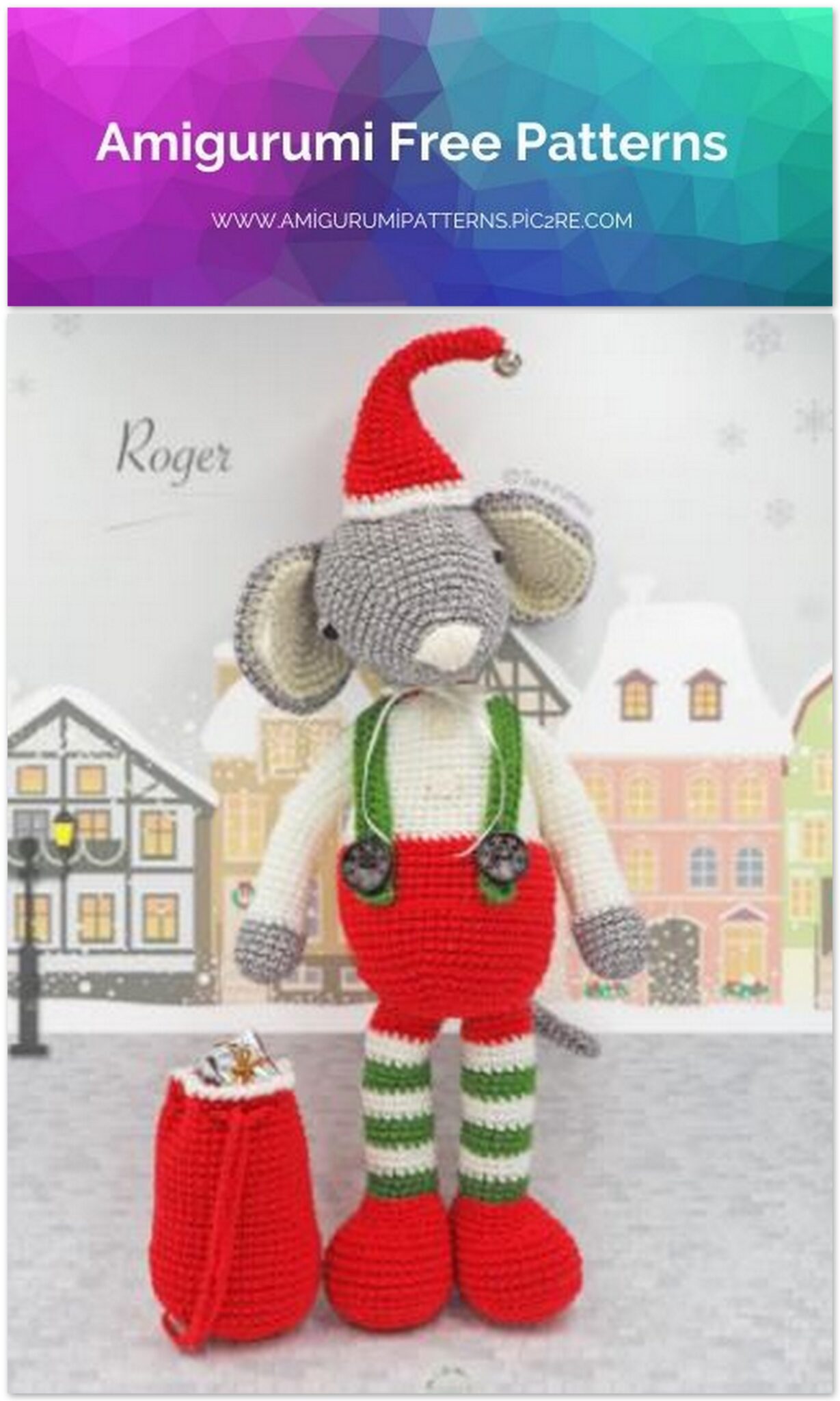 Amigurumi Christmas Mouse Free Pattern – Amigurumi Patterns Pic2re